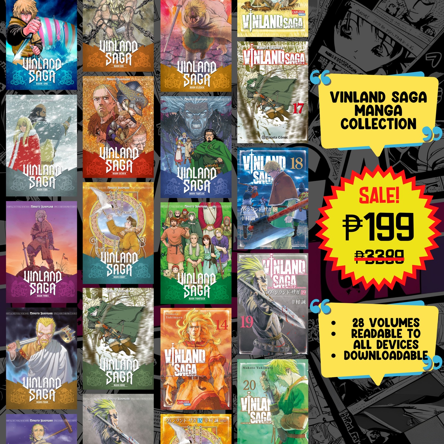 Vinland Saga Manga Collection | Digital Download | PDF Format | Comple ...