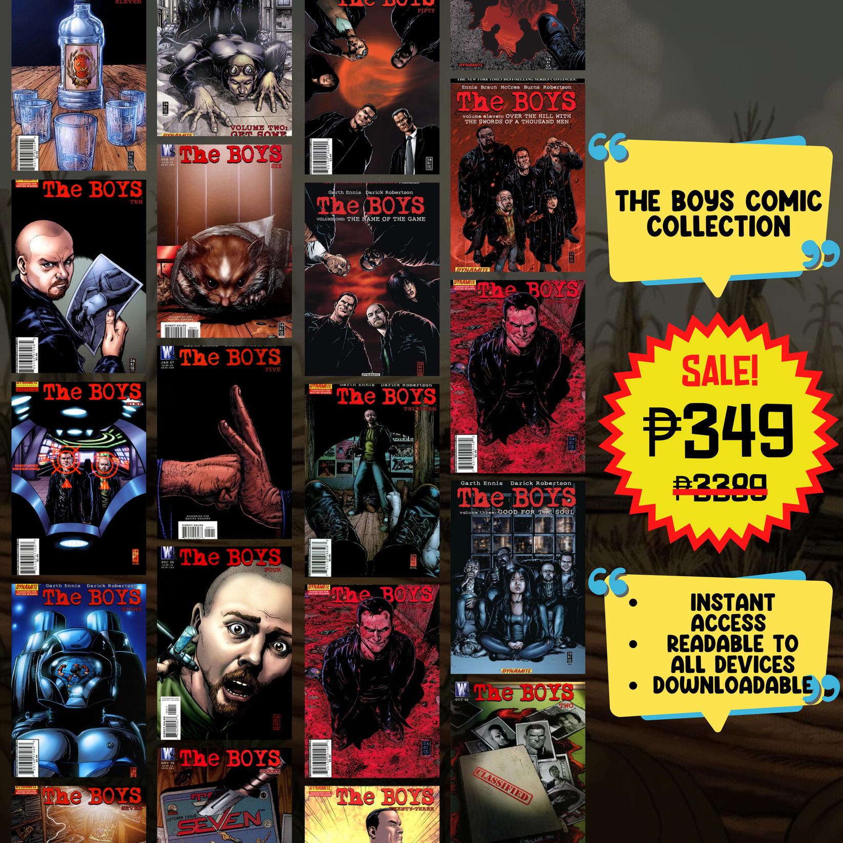 The Boys Comics Collection | Complete Digital Set | Gritty Superhero S ...