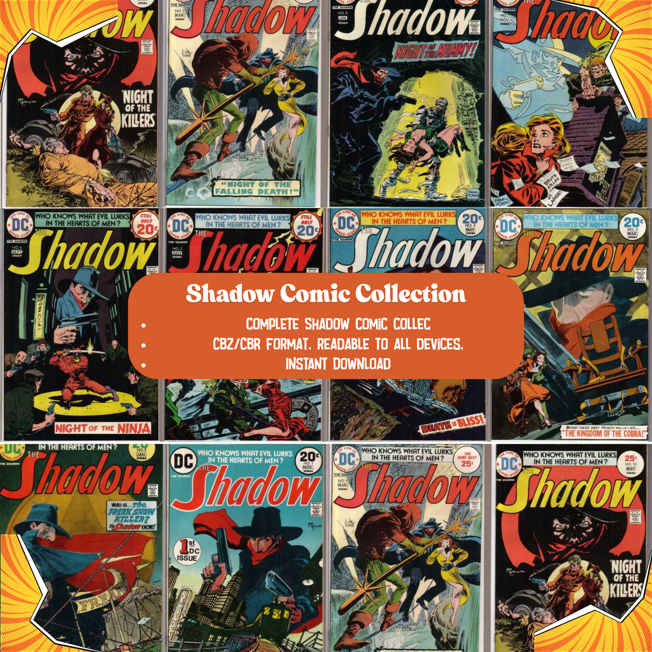 Shadow Comics Collection – Classic Pulp Superhero Series – Vintage Dig ...