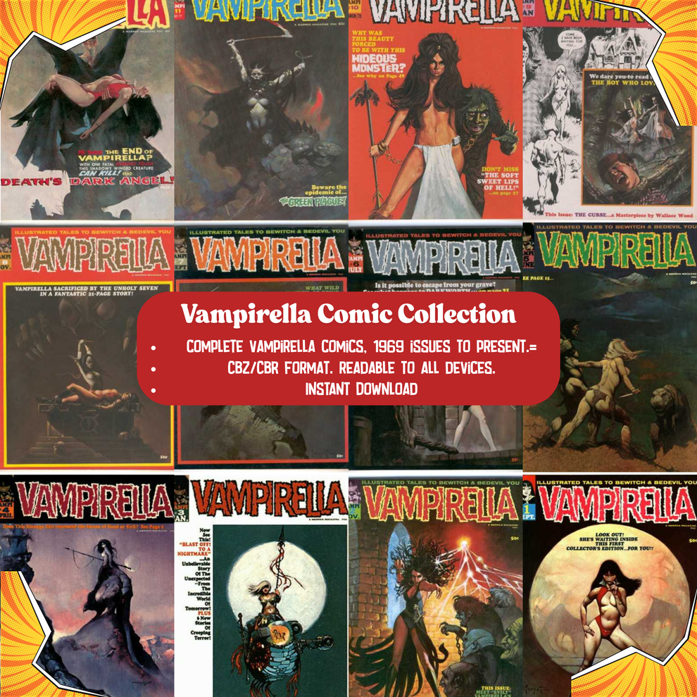 Vampirella Comic Collection – Classic Horror & Vampire Comics – Digita ...