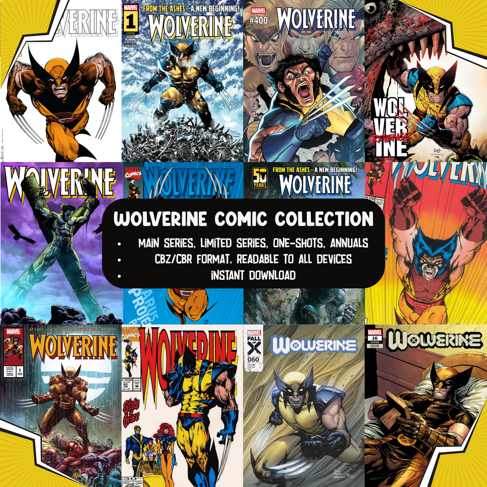Wolverine Comics Complete Collection | Main Series, Limited Series, An ...