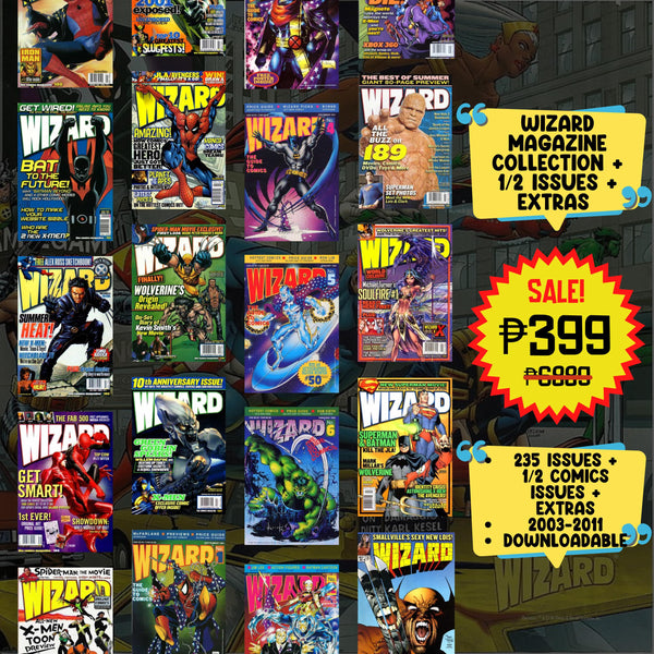344+ Wizard Magazine Digital Collection | 1/2 Issues + Extras | Incomp ...