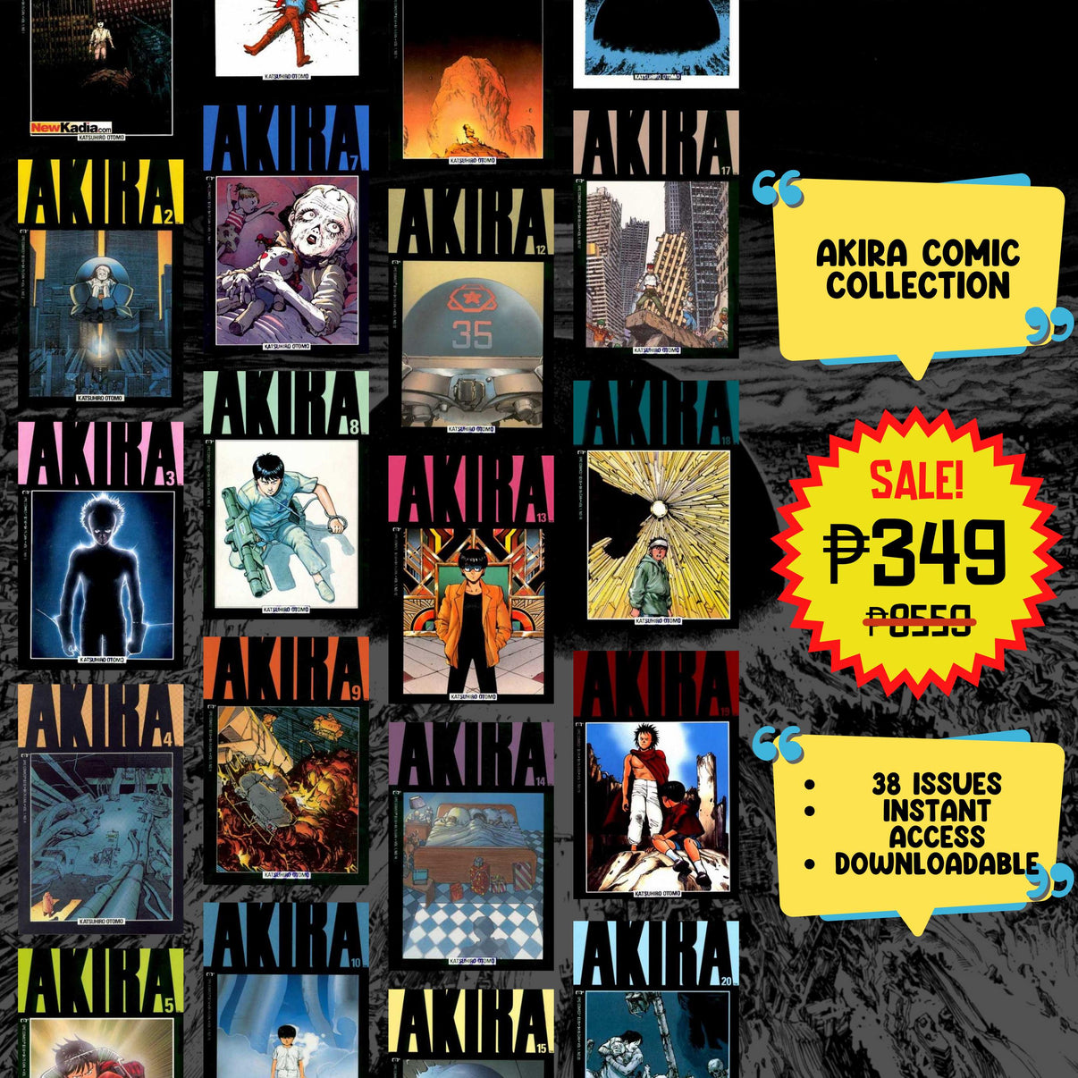 Akira Comic Collection | Complete Cyberpunk Masterpiece | Katsuhiro Ot ...