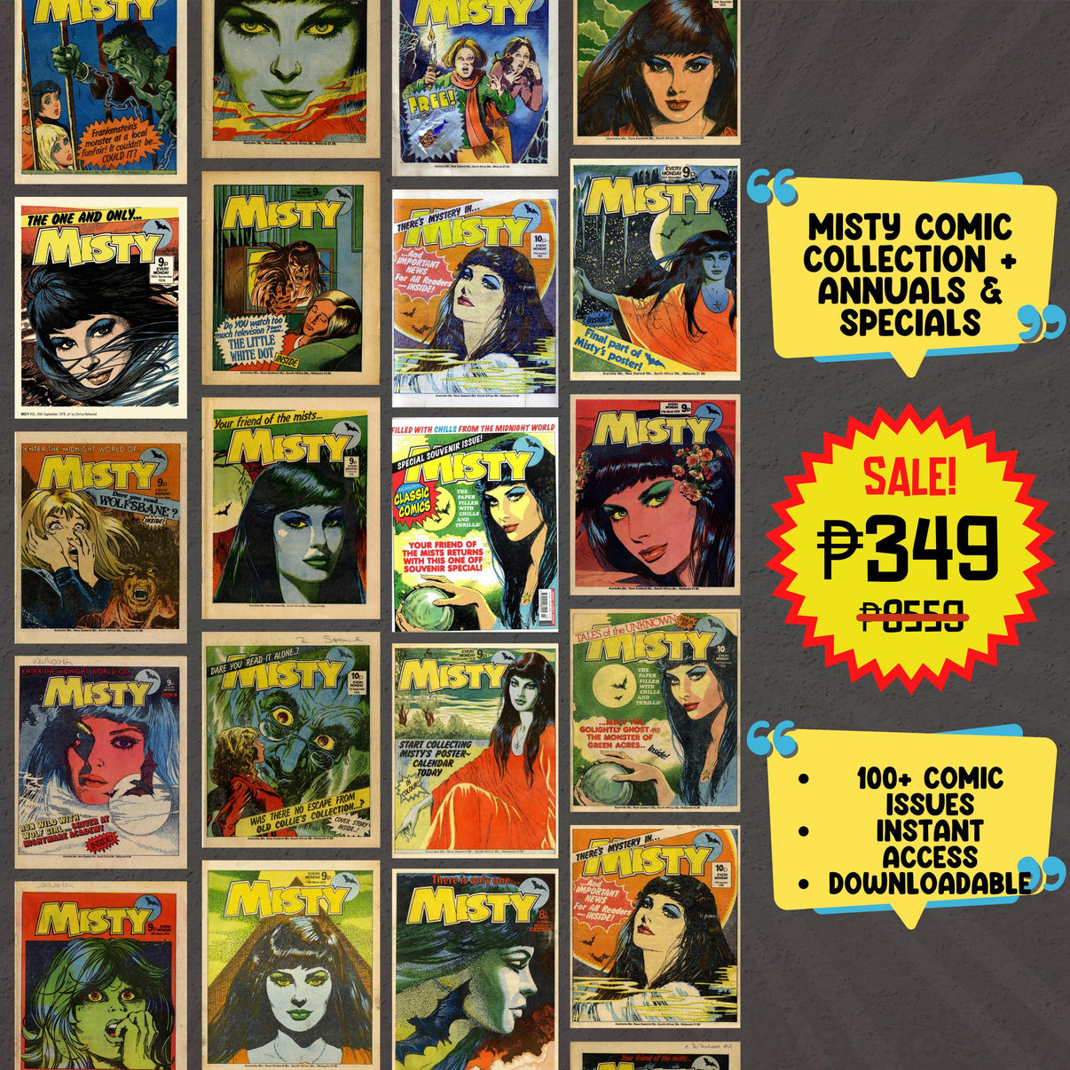 Misty Comic Collection (1978-1980) | Vintage Horror & Supernatural Tal ...